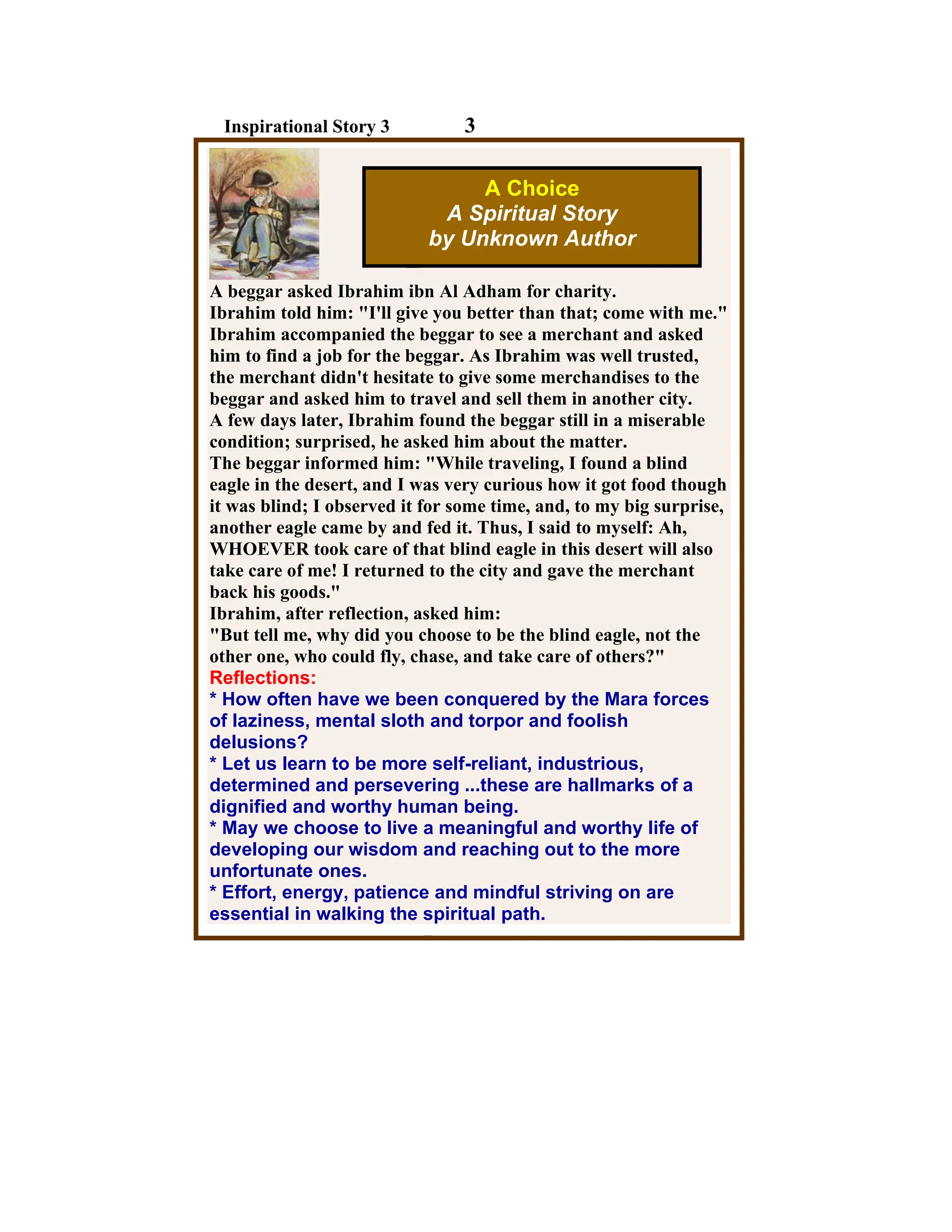 Free eBook ~Short Inspirational Stories - The Benefits.pdf