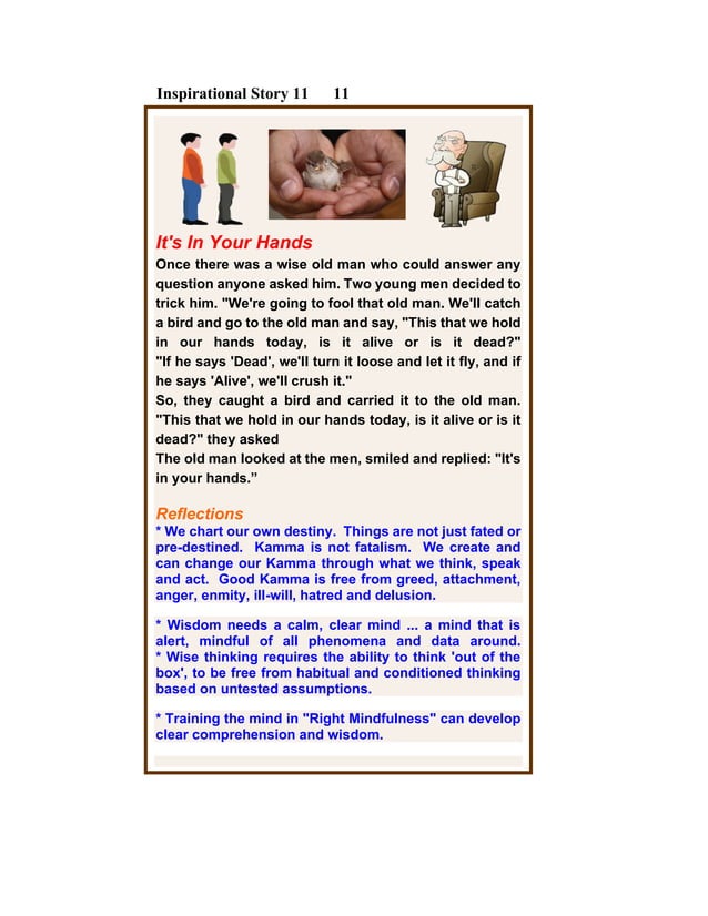 Free eBook ~Short Inspirational Stories - The Benefits.pdf | Mental Health | Diseases and Conditions