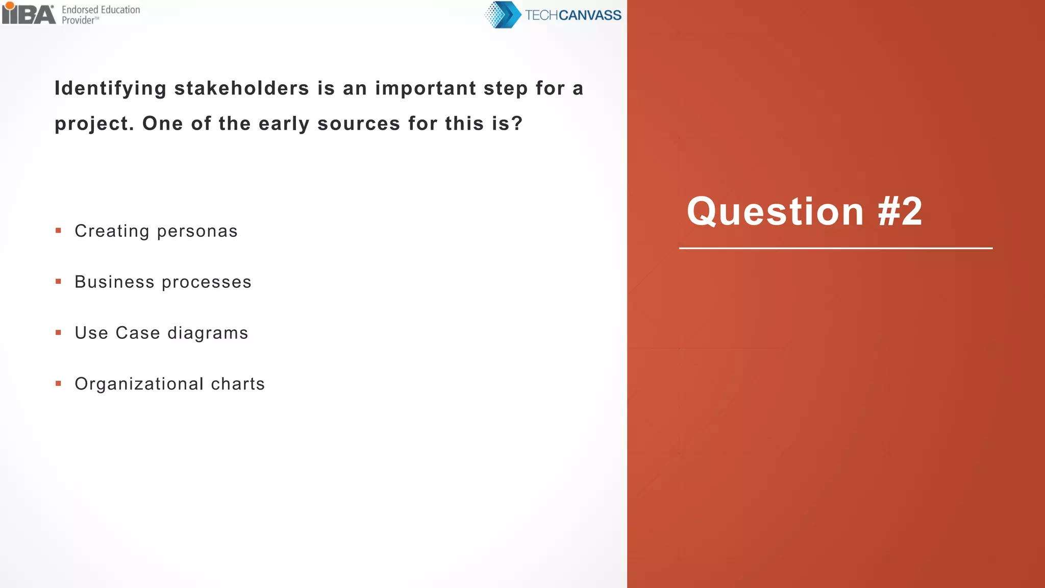 ECBA Exam Questions PDF | ECBA Sample Questions PDF | Techcanvass | PDF