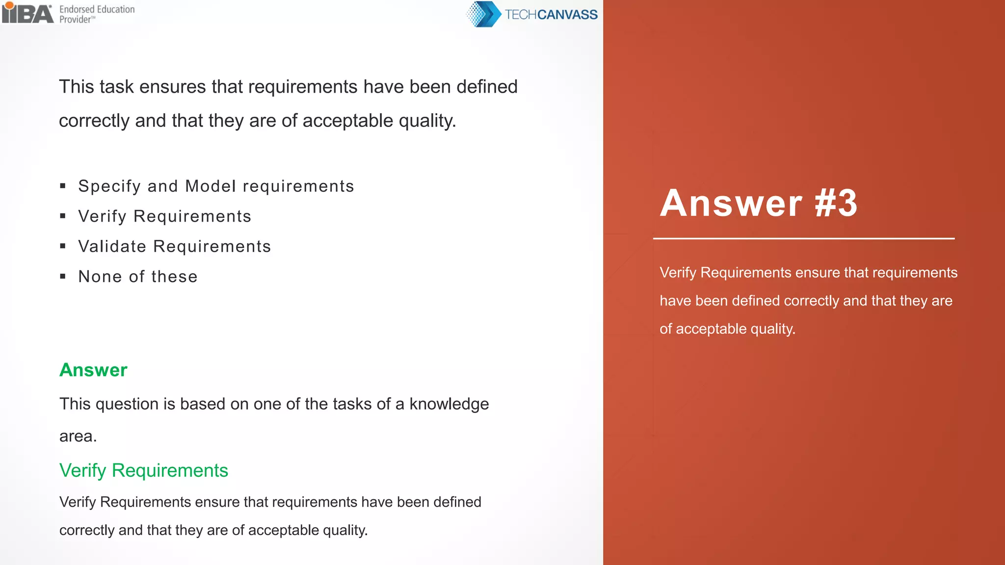 ECBA Exam Questions PDF | ECBA Sample Questions PDF | Techcanvass | PDF