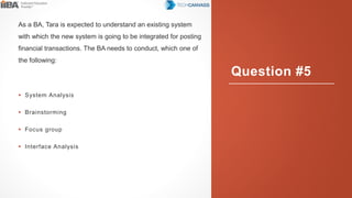 ECBA Exam Questions PDF | ECBA Sample Questions PDF | Techcanvass | PDF