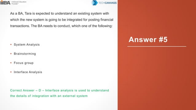 ECBA Exam Questions PDF | ECBA Sample Questions PDF | Techcanvass | PDF