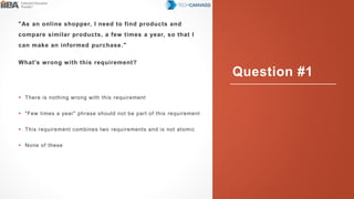 ECBA Exam Questions PDF | ECBA Sample Questions PDF | Techcanvass | PDF