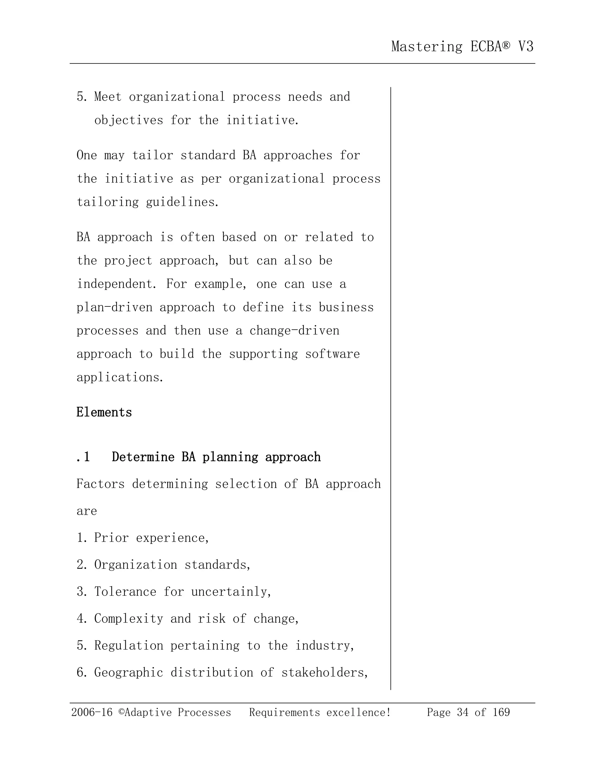 Free ECBA study guide - Mastering ecba | PDF