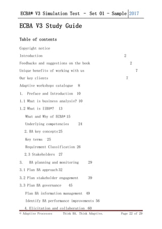 Free ECBA V3 questions | PDF