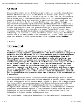 Free electric energy_latest | PDF