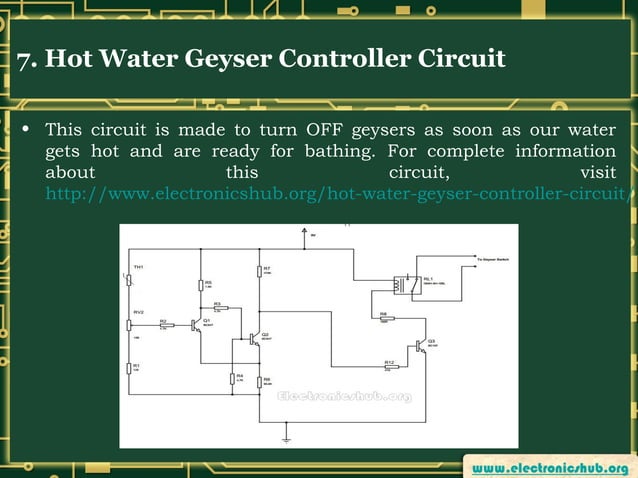 Free Electronics Projects Circuits and their Applications | PPT