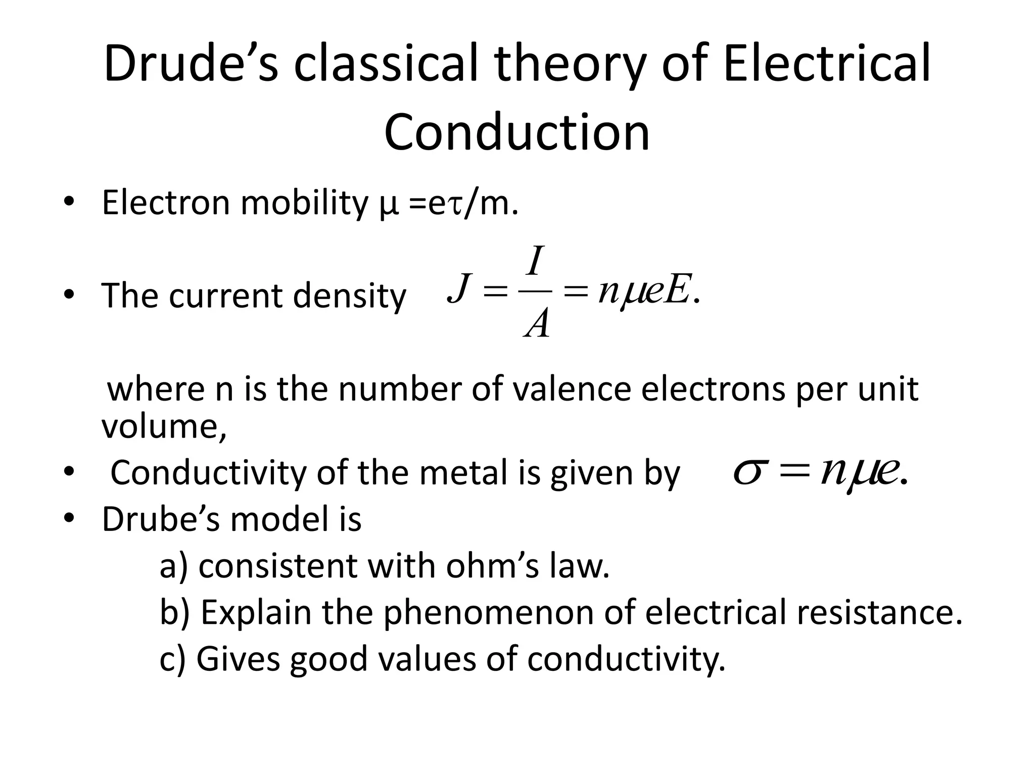Free electron in_metal | PPTX