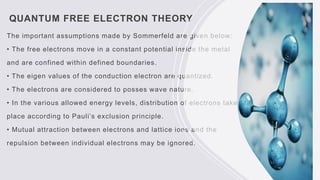 FREE ELECTRON THEORY.pptx