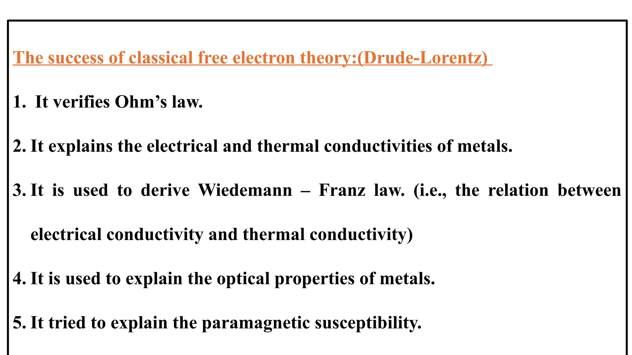 Free electron theory of metals (Classical and quantum).pptx