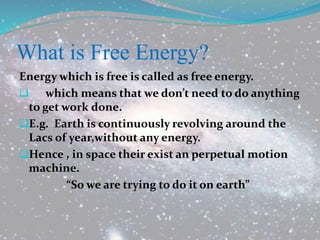 Free energy possible | PPTX