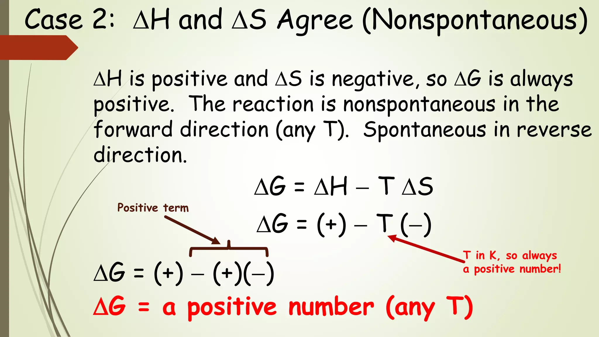 Chem 2 - Gibbs Free Energy and Spontaneous Reactions VI | PPTX