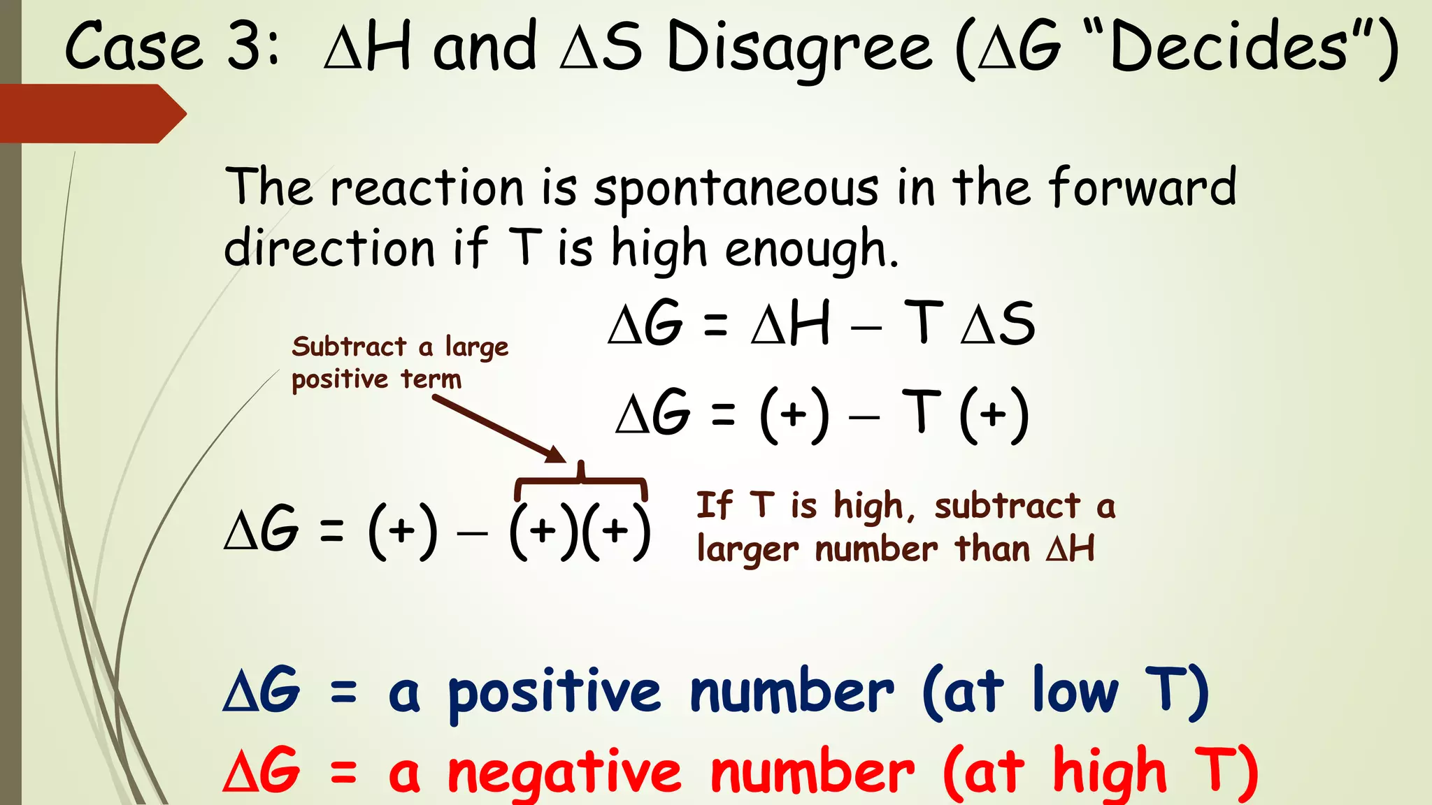 Chem 2 - Gibbs Free Energy and Spontaneous Reactions VI | PPTX