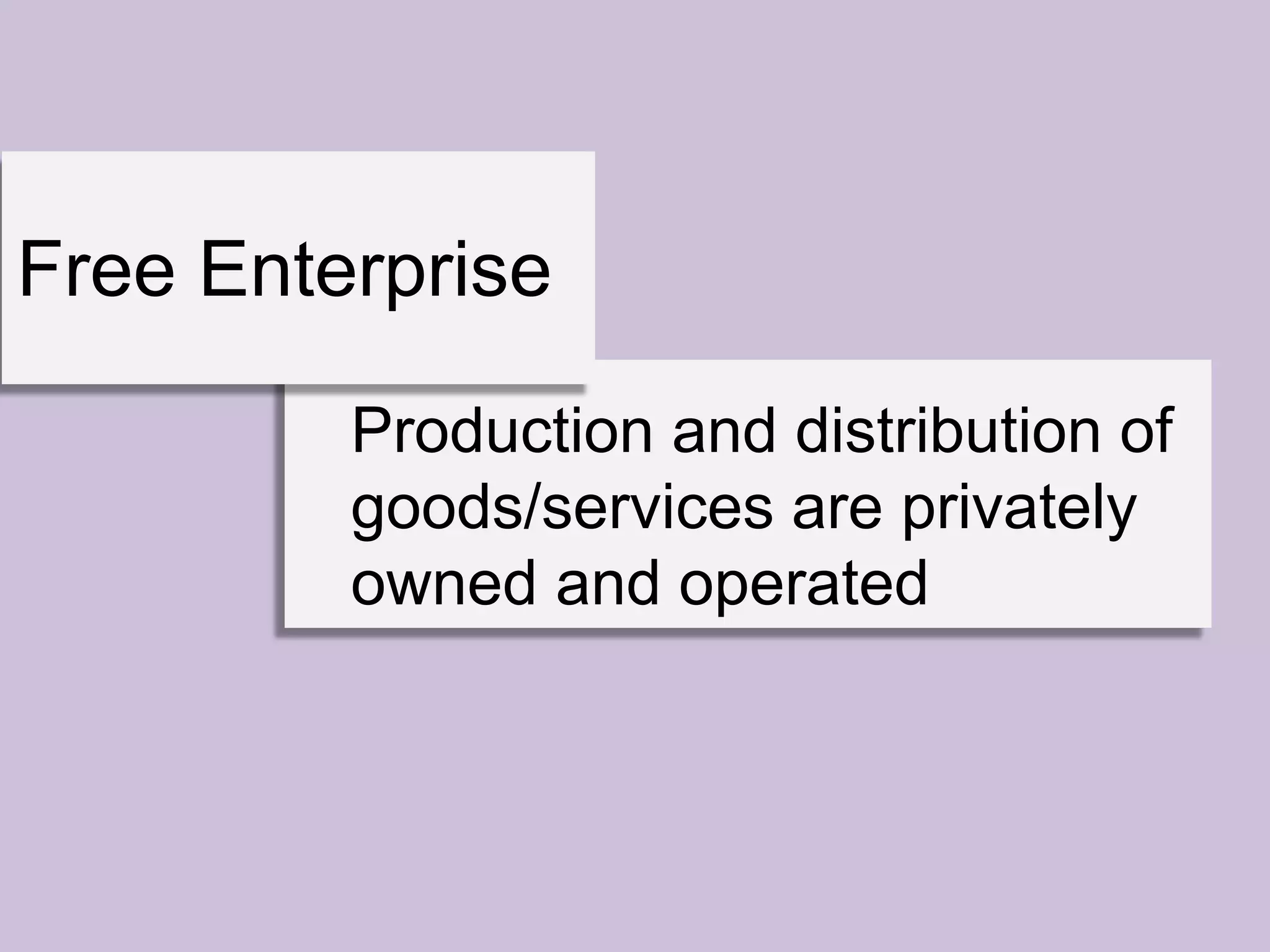 Free Enterprise | PPT