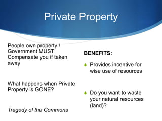 Free enterprise notes | PPT