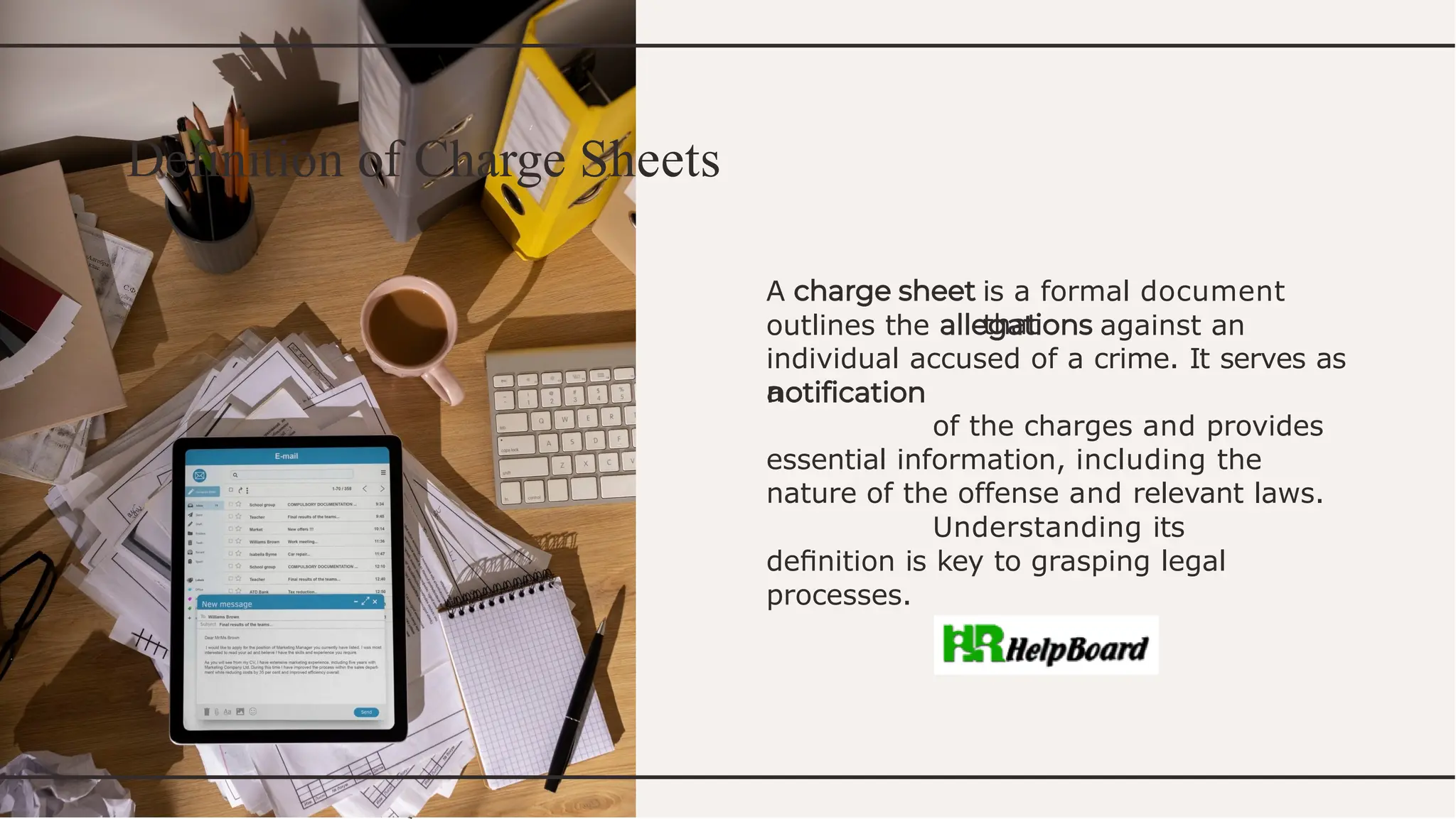 Free Example of Charge Sheet, Charge Sheet Sample | PPTX