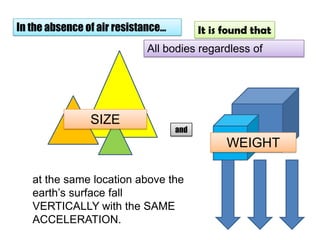 Free Falling Bodies | PPTX