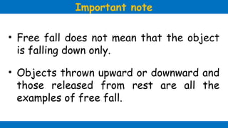 Free fall physics for middle school.pptx