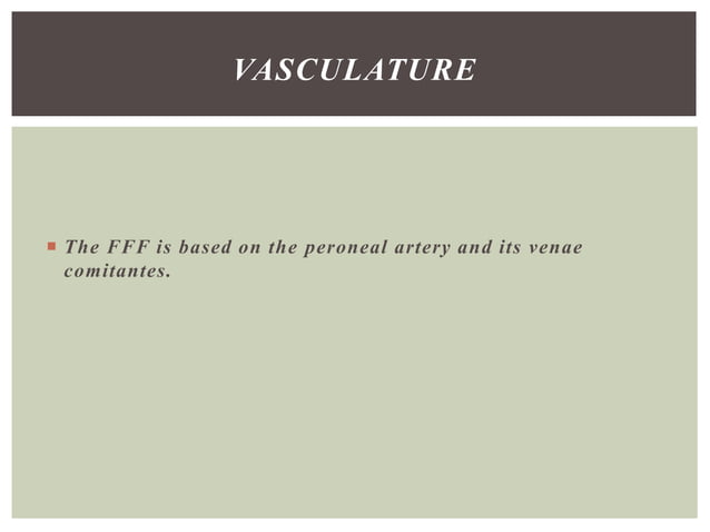 Free Fibula Osteocutaneous Flap | PPTX