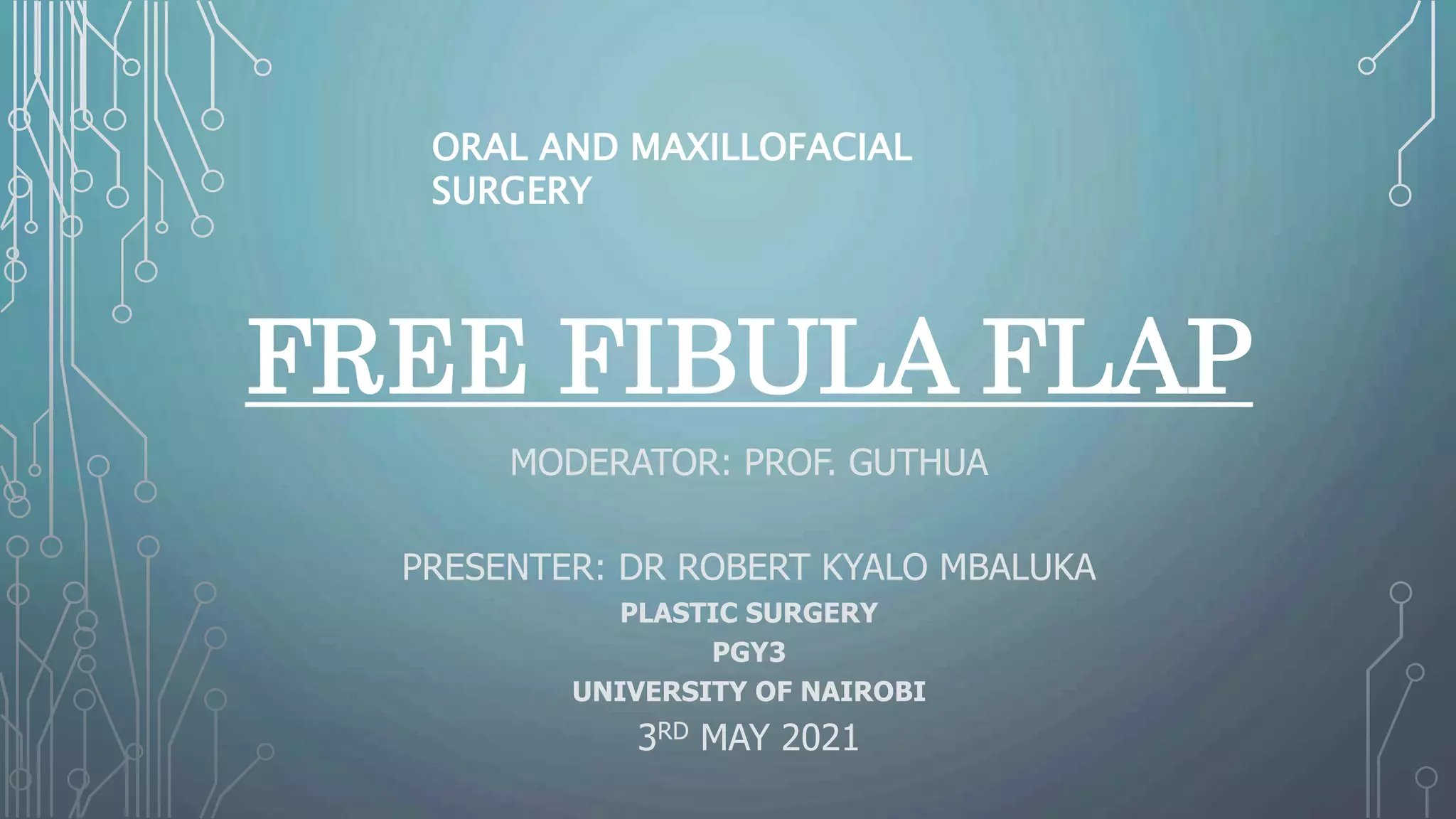 Free fibula flap OMFS 2021 journal club presentation | PPTX