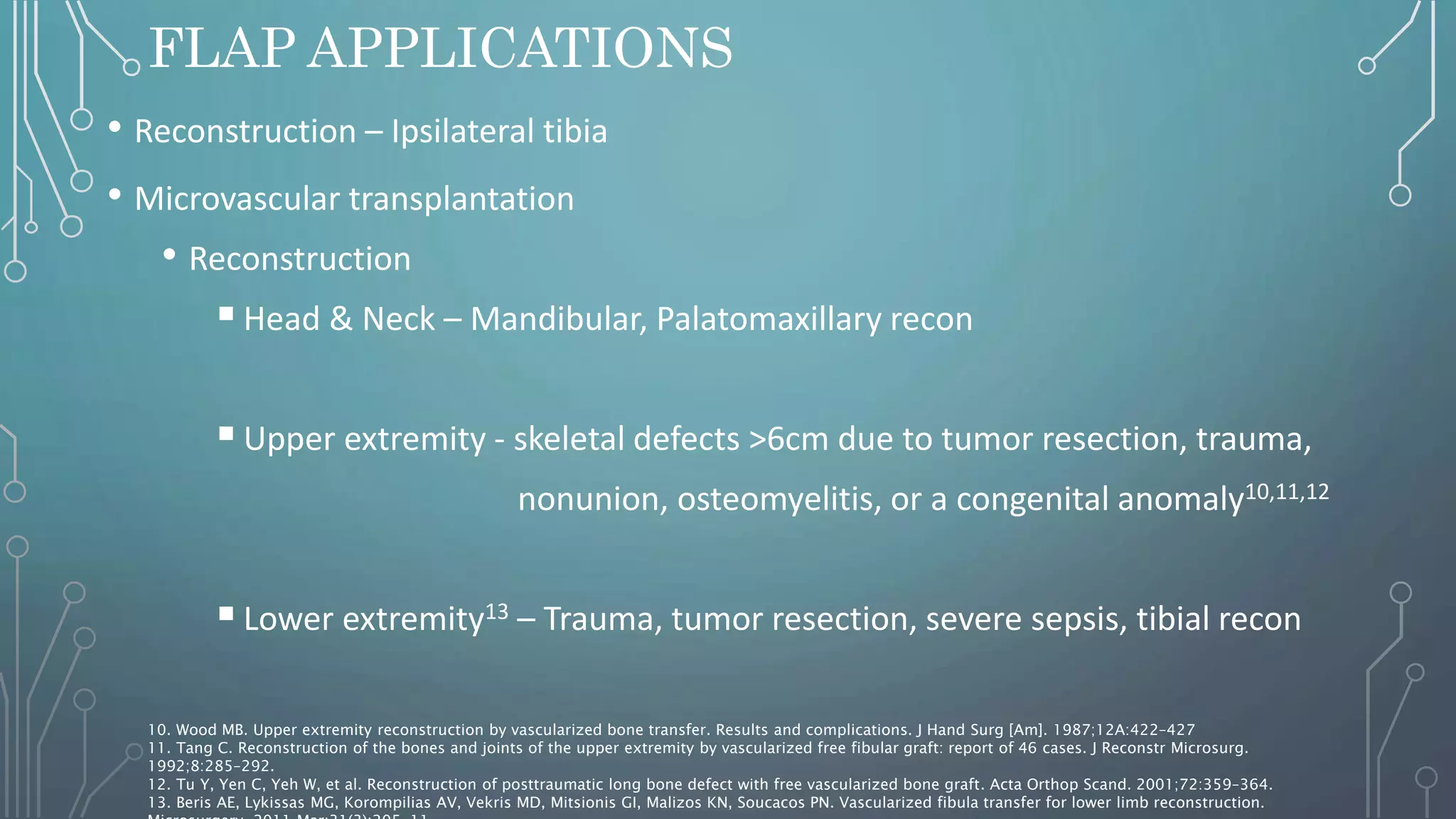 Free fibula flap OMFS 2021 journal club presentation | PPTX