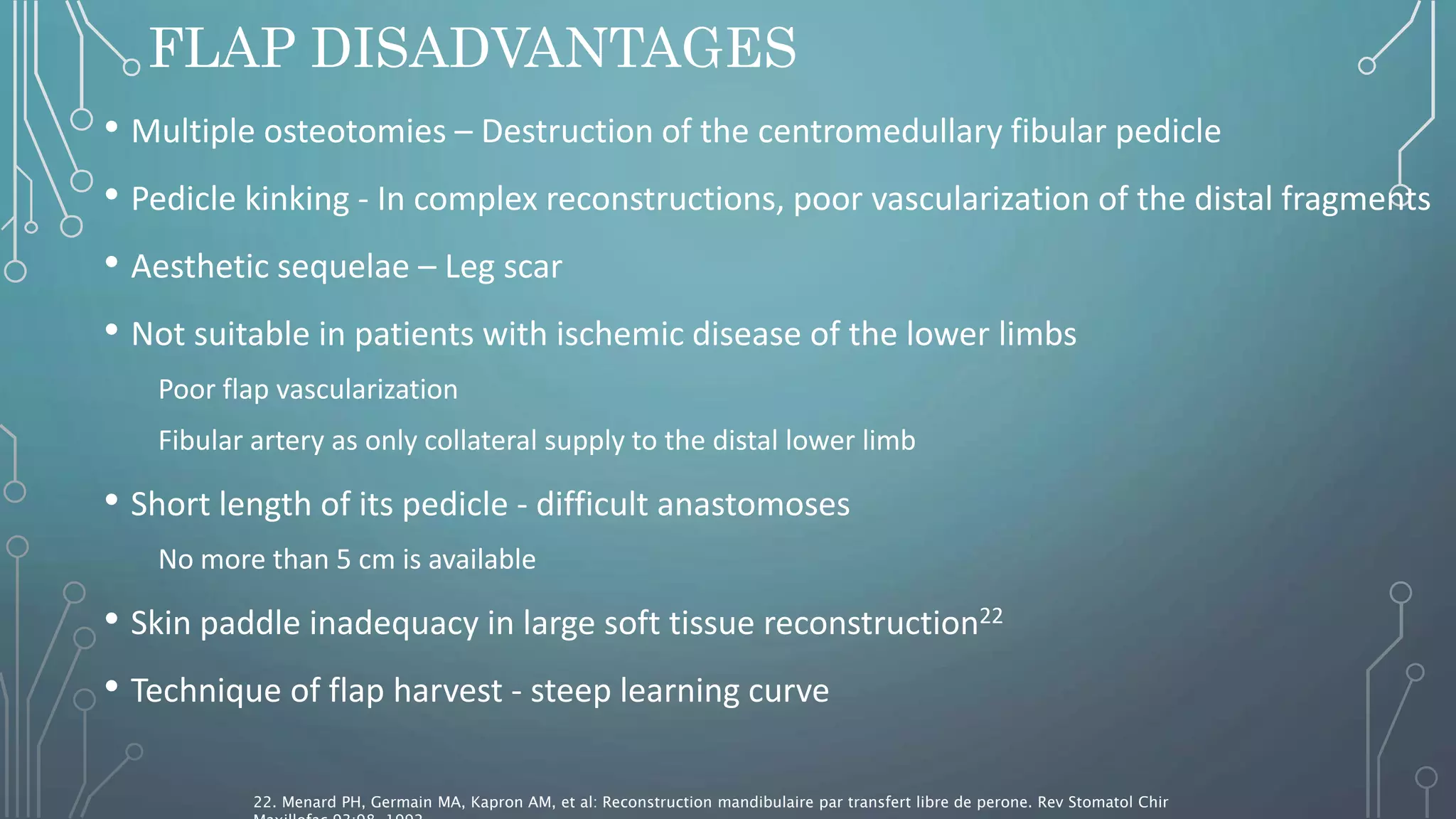 Free fibula flap OMFS 2021 journal club presentation | PPTX