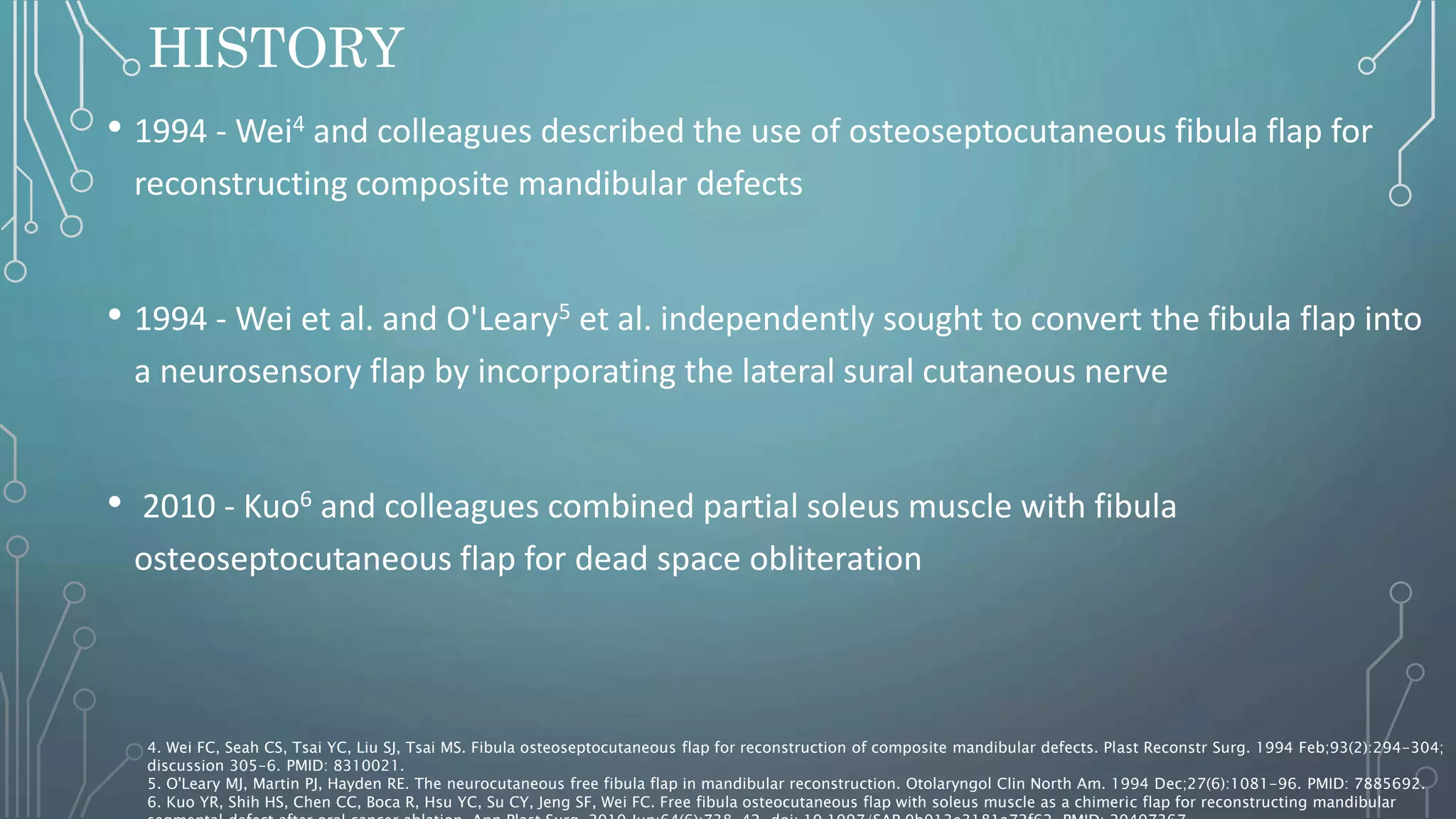 Free fibula flap OMFS 2021 journal club presentation | PPTX