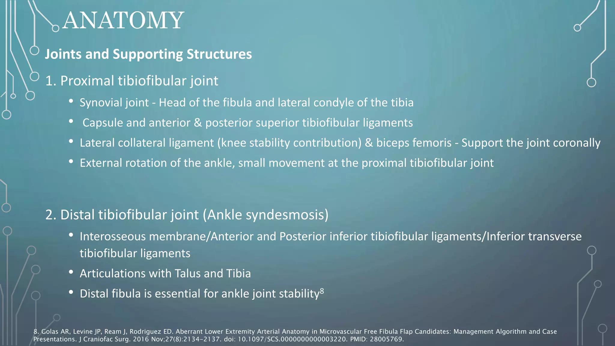 Free fibula flap OMFS 2021 journal club presentation | PPTX