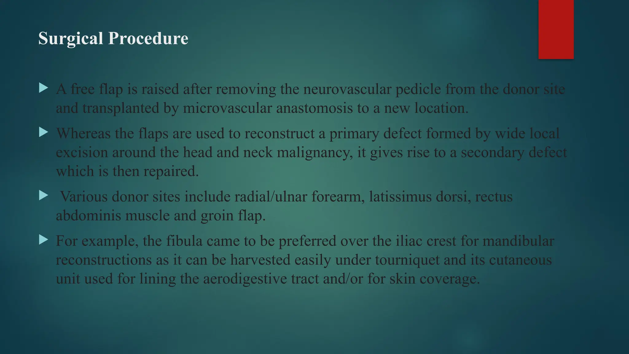 anaesthesia for free flap oncosurgery.pptx