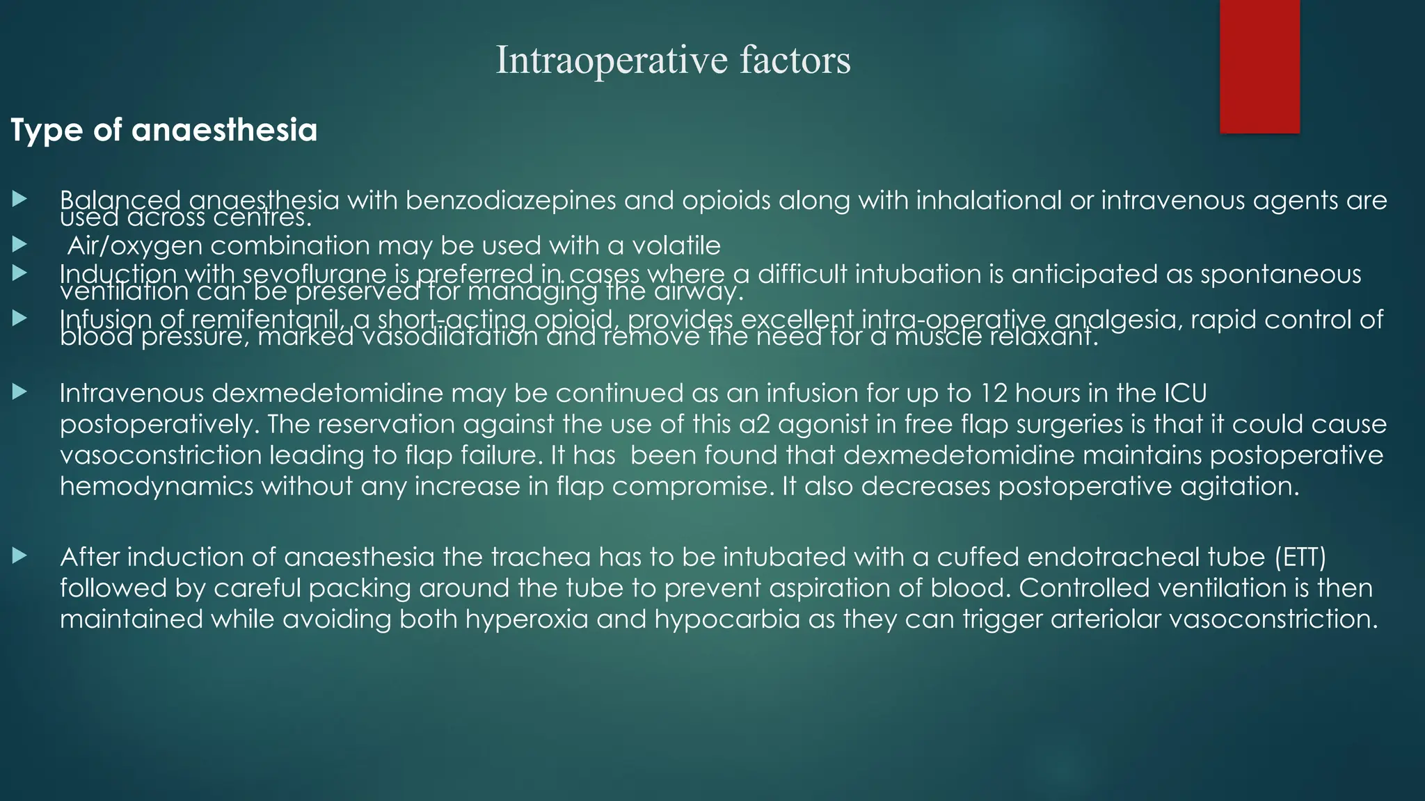 anaesthesia for free flap oncosurgery.pptx