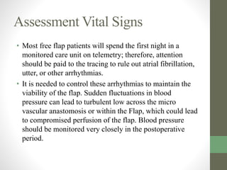 Free flap postoperative evaluation | PPTX