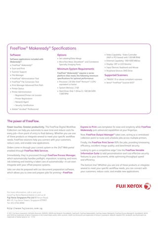 FreeFlow Makeready | PDF