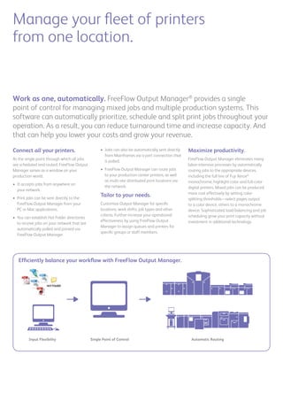 FreeFlow Output Manager | PDF