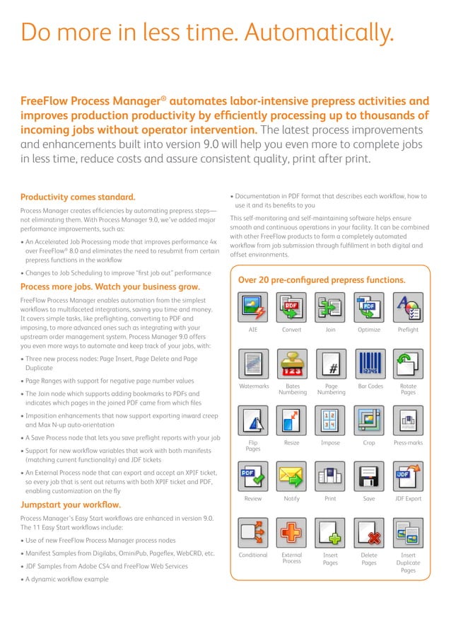 FreeFlow Process Manager | PDF