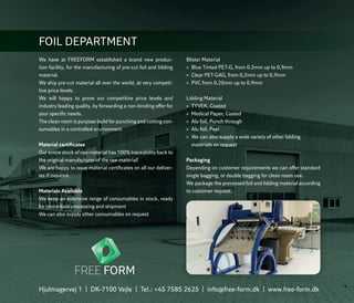 Freeform produktbrochure | PPT