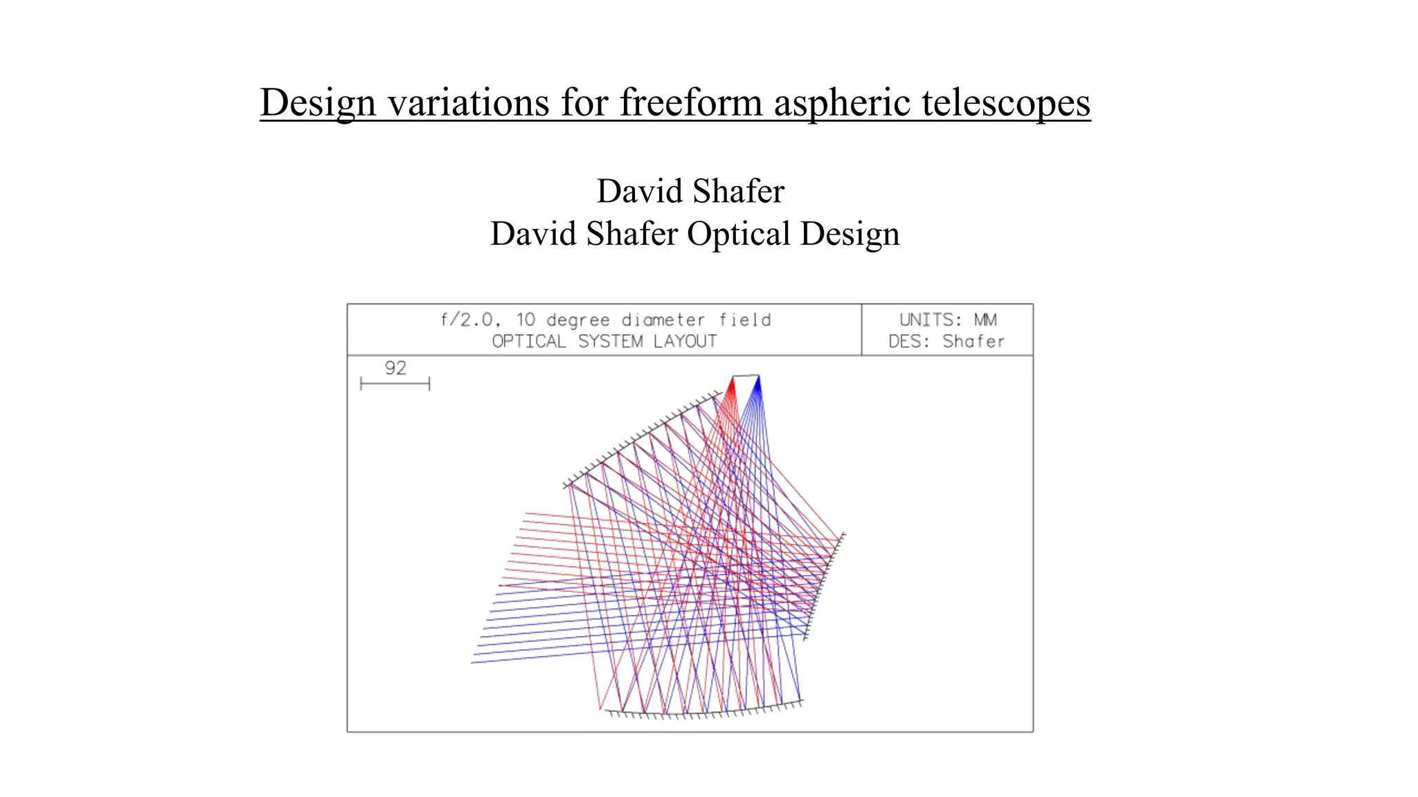 Freeform aspherics in telescope design, #3 | PPTX