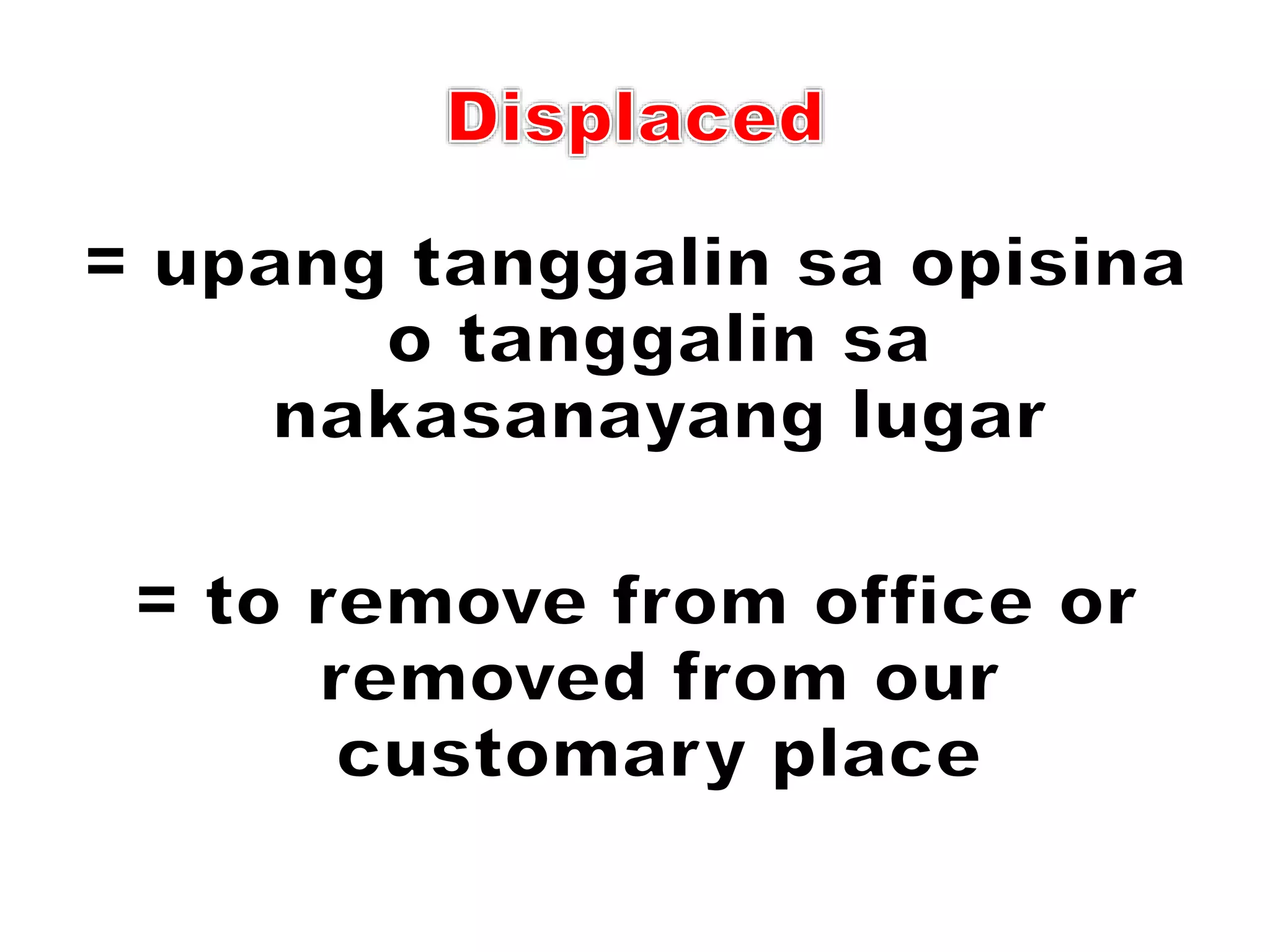 Free from Shame English - Filipino Malaya sa Kahihiyan | PPTX