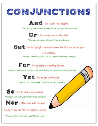 Free funwith conjunctionsmeetandorbutforyetsonor | PDF