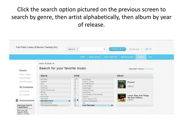 Freegal tutorial | PPTX | Computing | Technology & Computing