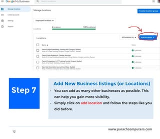 Free google my business listing guide | PDF