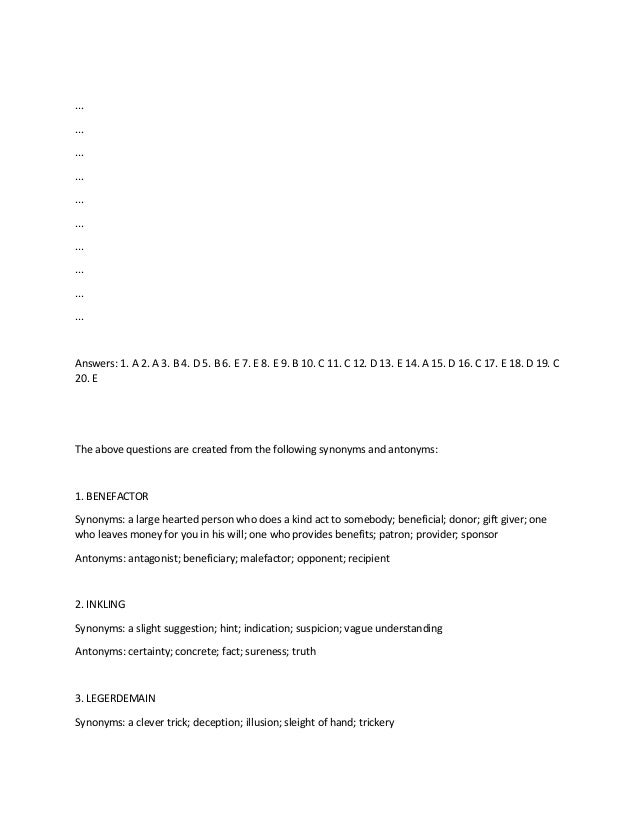 Free Gre Verbal Practice | PDF