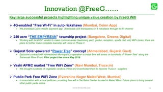 FreeG WiFi PPT for Hotels | PDF