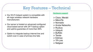 FreeG WiFi PPT for Hotels | PDF