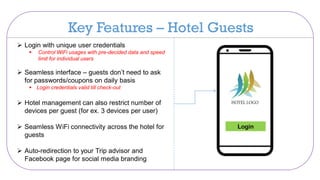 FreeG WiFi PPT for Hotels | PDF