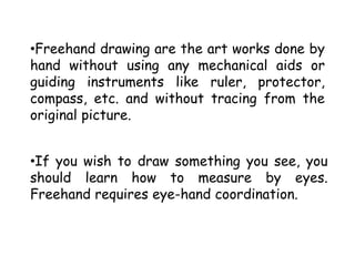 Freehand drawing | PPTX