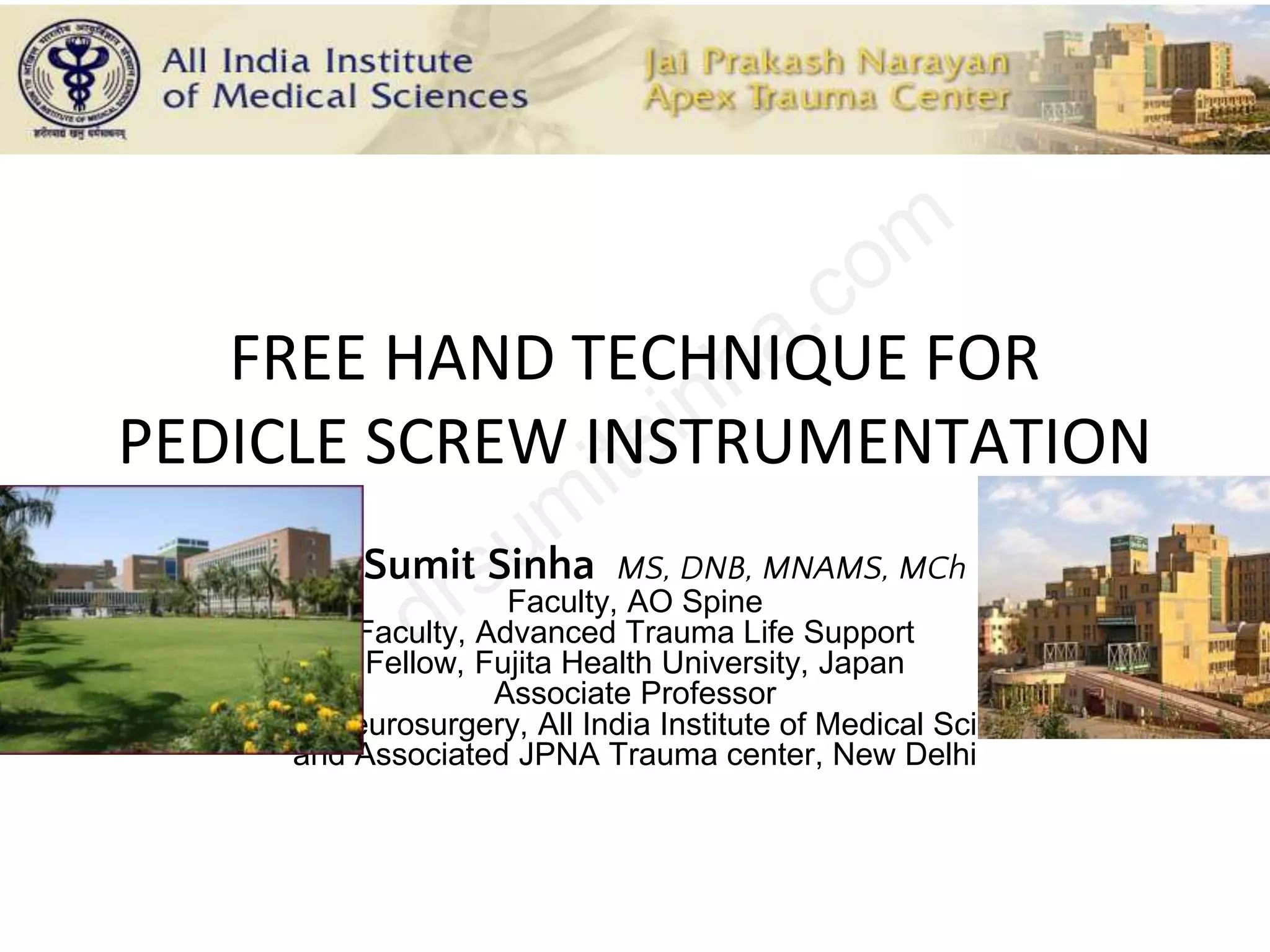 Free hand screw | PPT