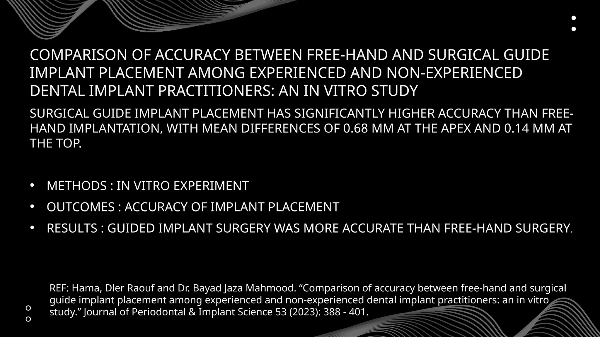 Free hand vs Guided Implant Placement.pptx