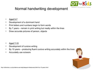 OT for Kids - Introduction to the assessment, treatment and development ...