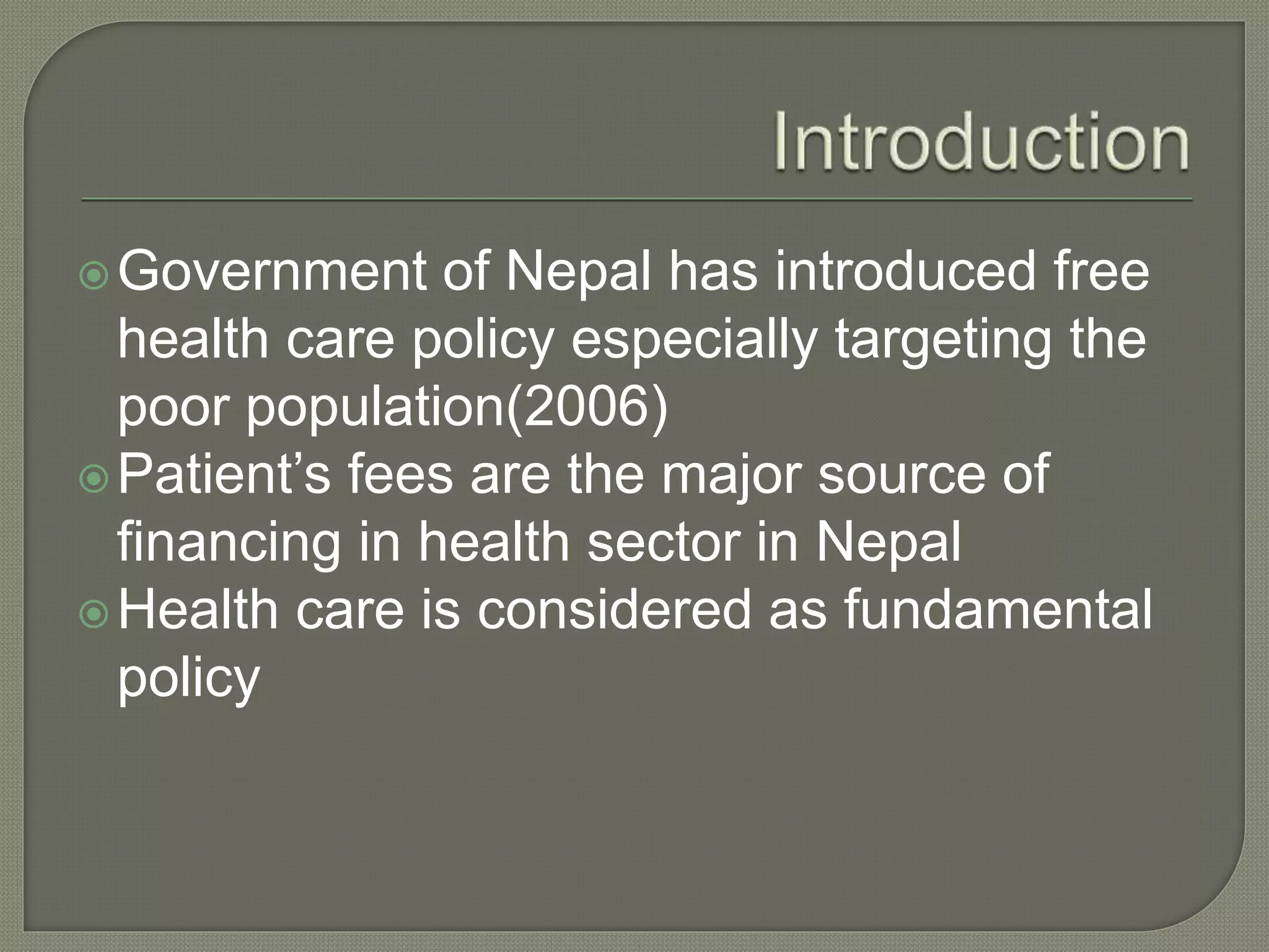 Free health care policy | PPTX