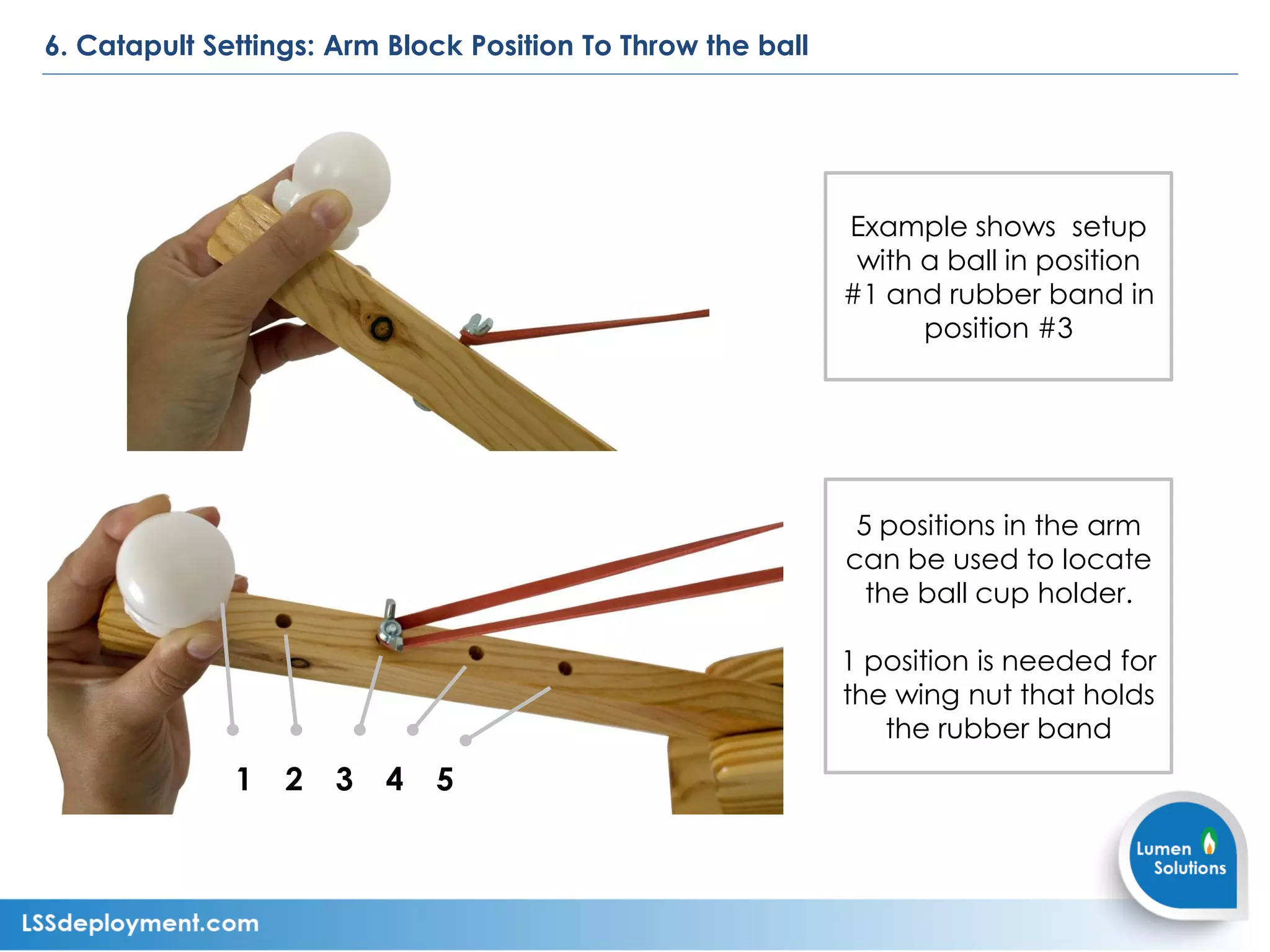 Catapult Simulation Instructions for Lean Six Sigma Training | PDF